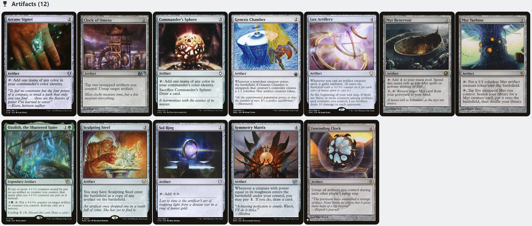 Urtet Remnant of Memnarch MYR Tribal Five-color Magic Mtg - Etsy