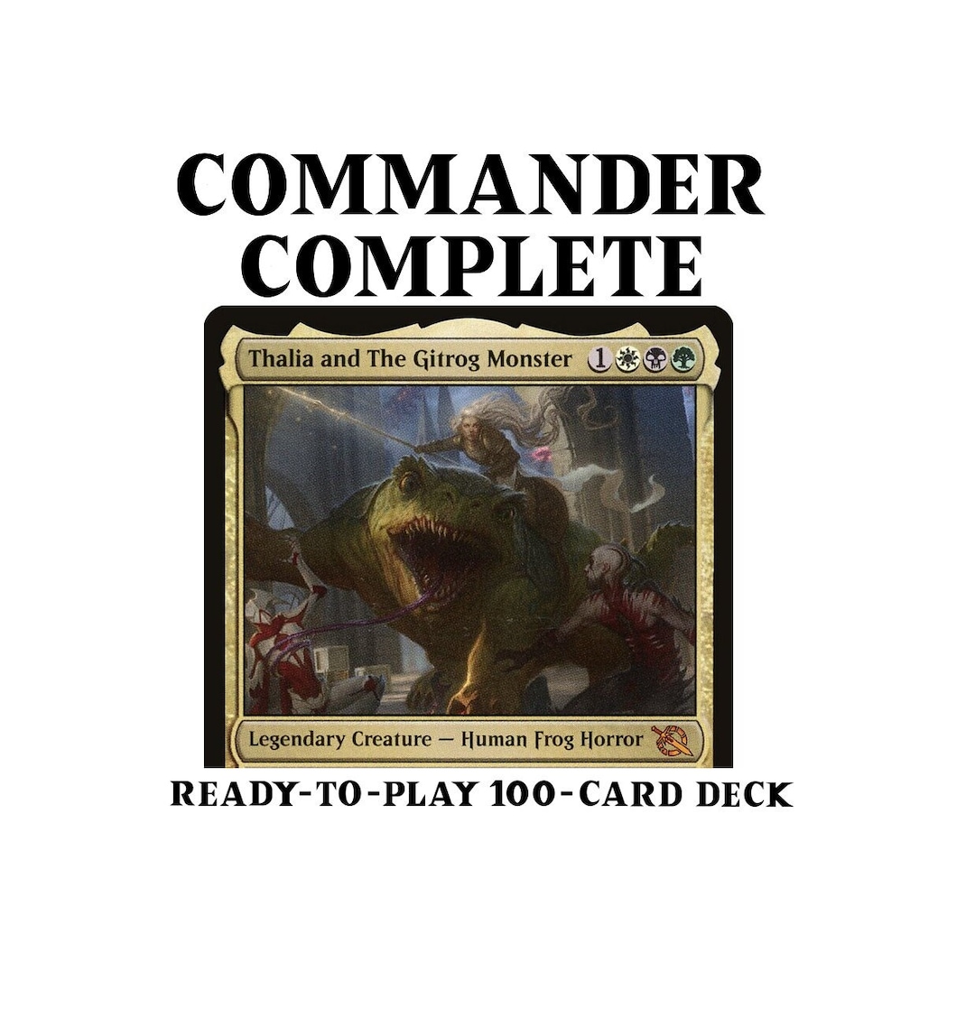 Thalia and the Gitrog Monster LANDFALL + SACRIFICE Magic MTG Commander ...