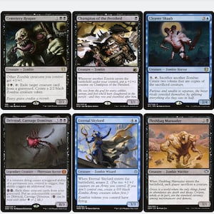 Wilhelt, the Rotcleaver ELITE Zombie Tribal Magic MTG Custom Commander ...