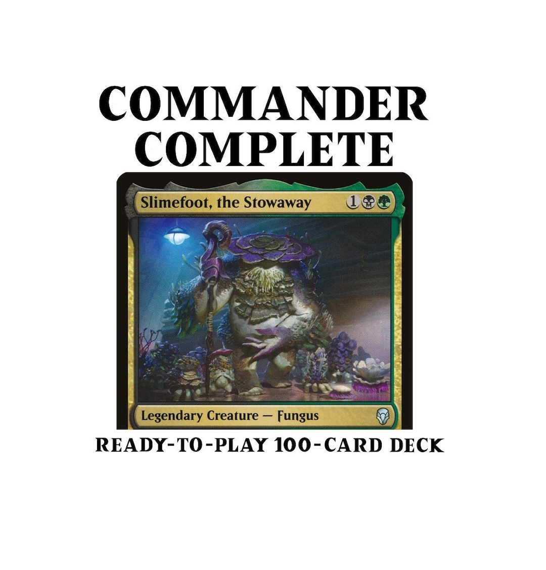 Slimefoot, the Stowaway Saproling Tribal Sacrifice Magic MTG Commander ...