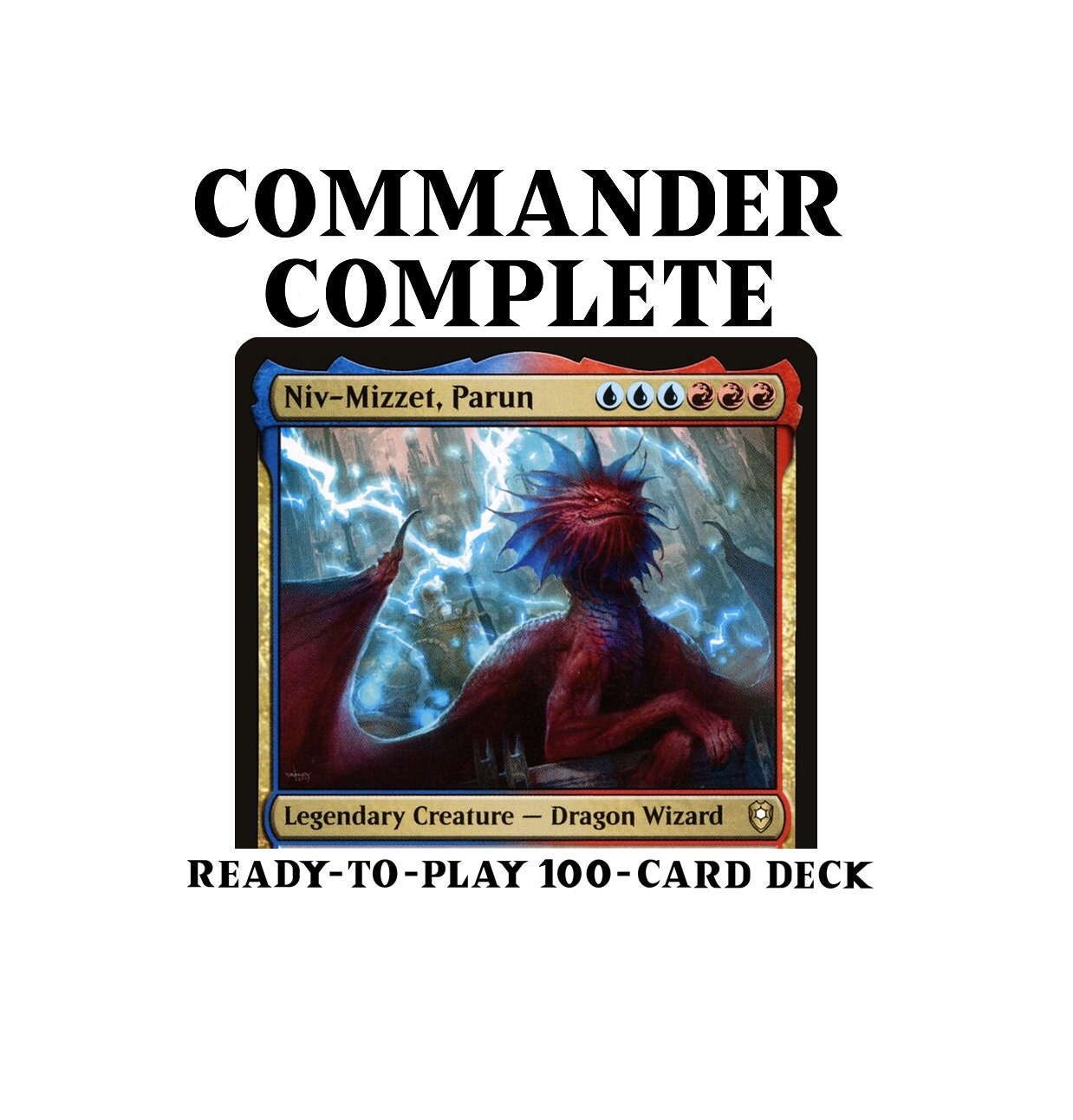Niv-mizzet, Parun CARD DRAW Instant Sorcery Magic Mtg Custom Commander ...