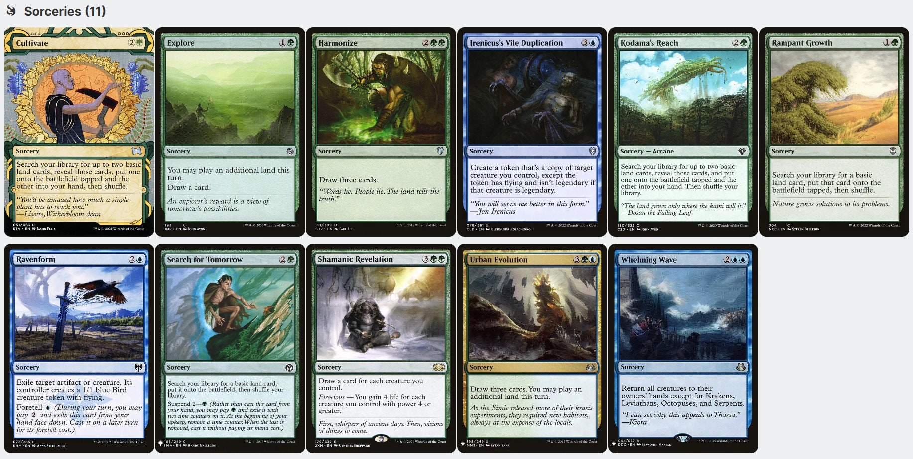 Koma Cosmos Serpent Ramp and Giant Creatures Magic MTG Custom - Etsy