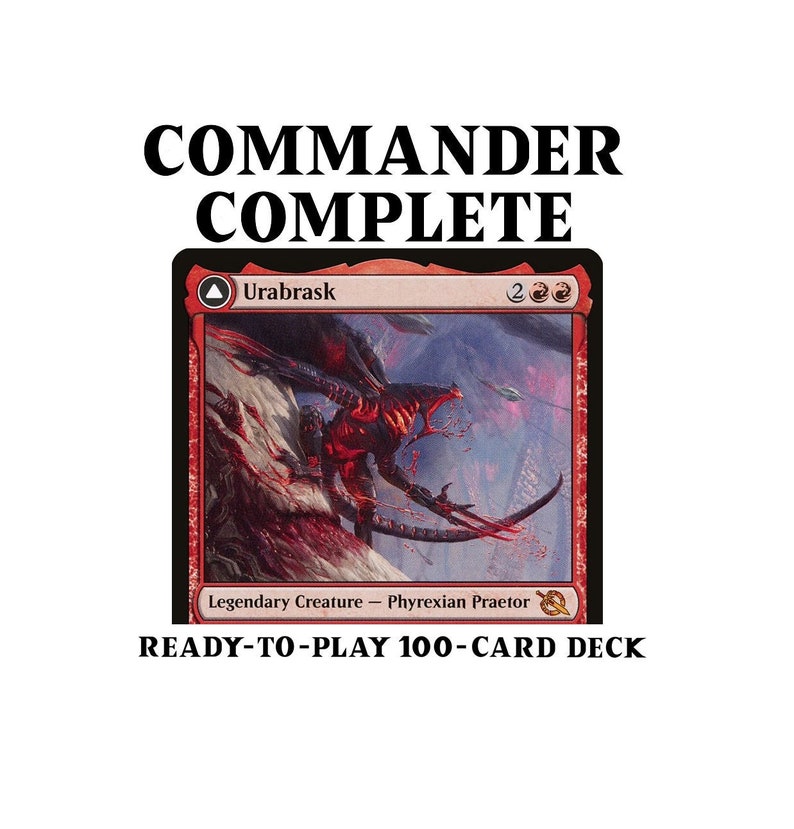 Urabrask / the Great Work RED SPELLS BURN Magic Mtg Custom - Etsy