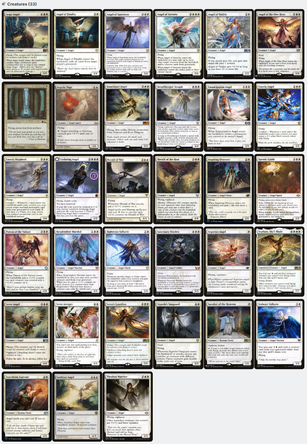 Giada, Font of Hope Angel Tribal Magic MTG Commander Deck - Etsy