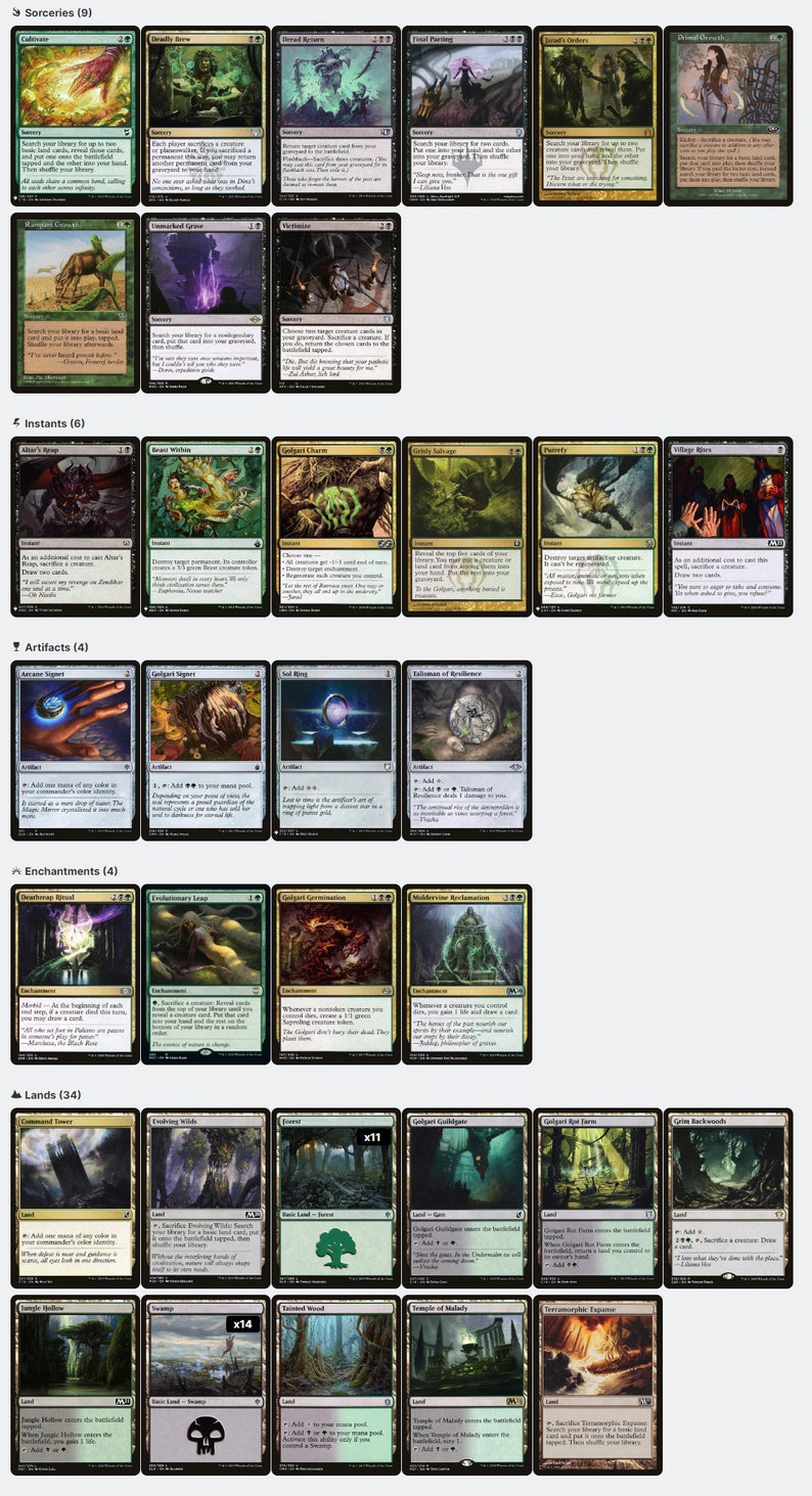 Meren of Clan Nel Toth Sacrifice and Reanimation Magic MTG Commander ...