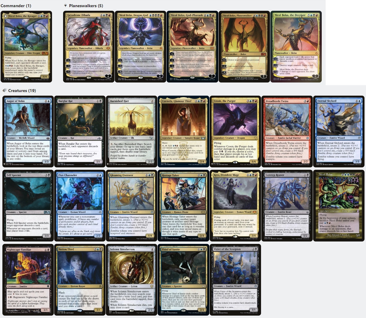 Nicol Bolas, the Ravager Ultimate Bolas Superfriends With FIVE ...