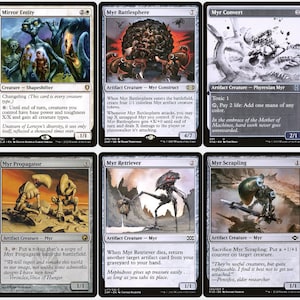 Urtet, Remnant of Memnarch MYR Tribal Five-color Magic Mtg Custom ...