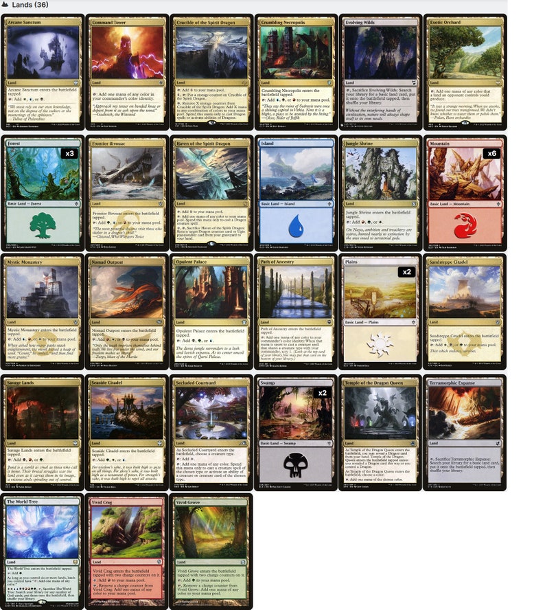 The Ur-dragon ULTIMATE Dragon Tribal Magic MTG Commander Deck - Etsy