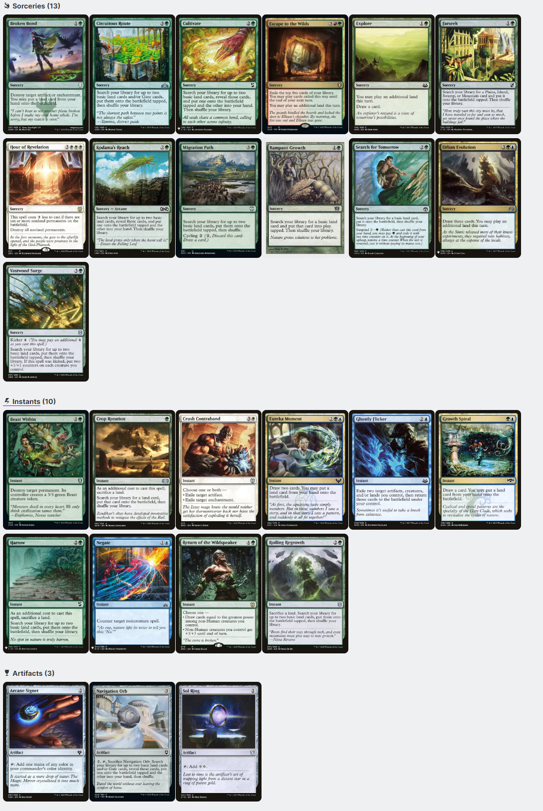 Omnath, Locus of Creation Landfall Mana Ramp Magic MTG Commander Deck ...