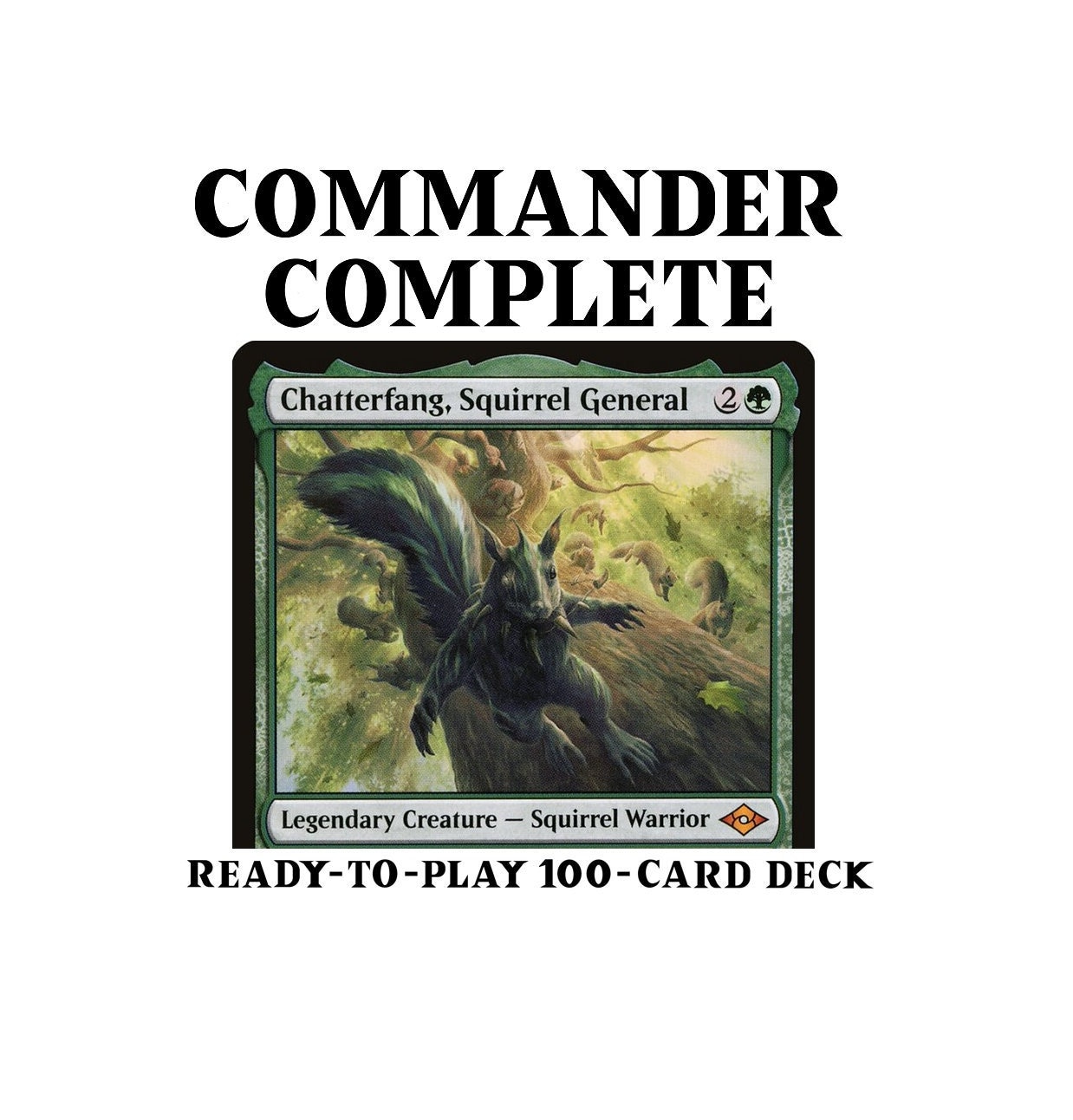 Chatterfang, Squirrel General Squirrel Tribal Token Sacrifice Magic MTG ...