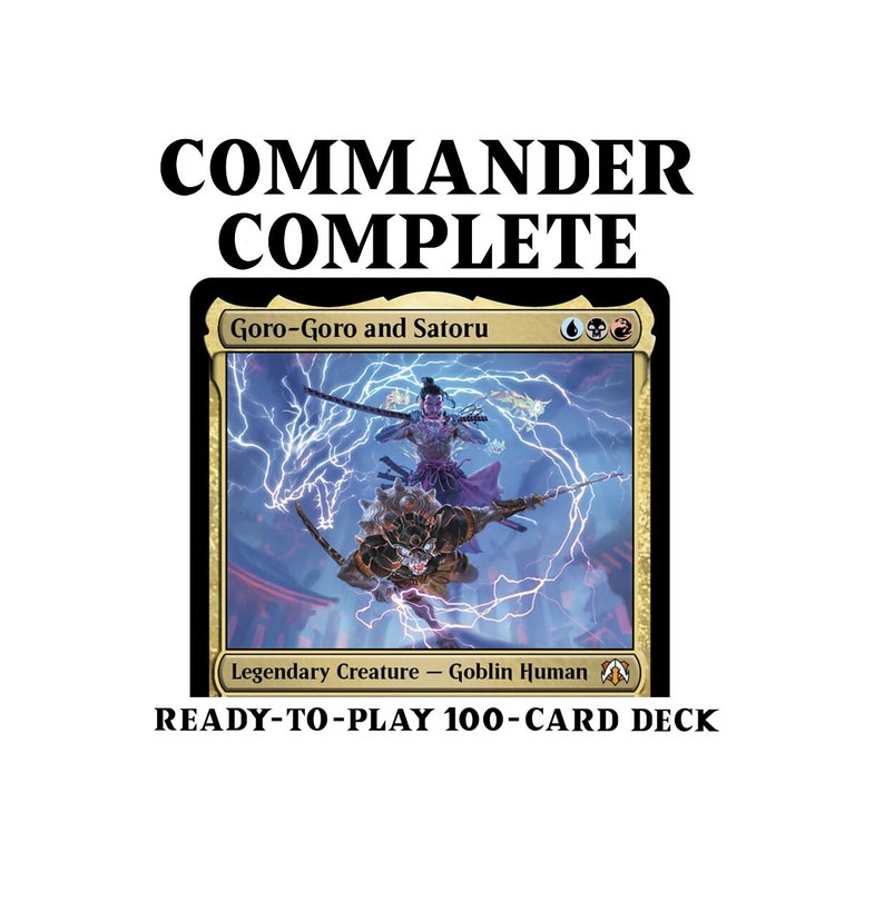 Goro-goro and Satoru NINJAS and HASTE Magic Mtg Commander Deck - Etsy