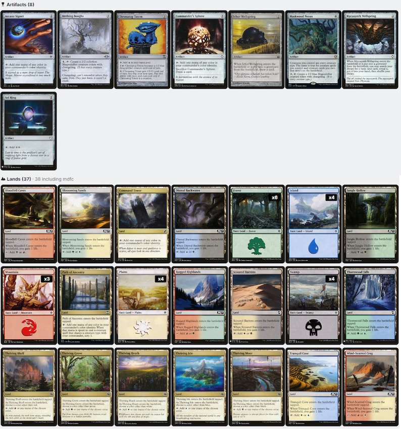 Atogatog Atog Changeling Tribal Sacrifice Magic MTG Commander - Etsy