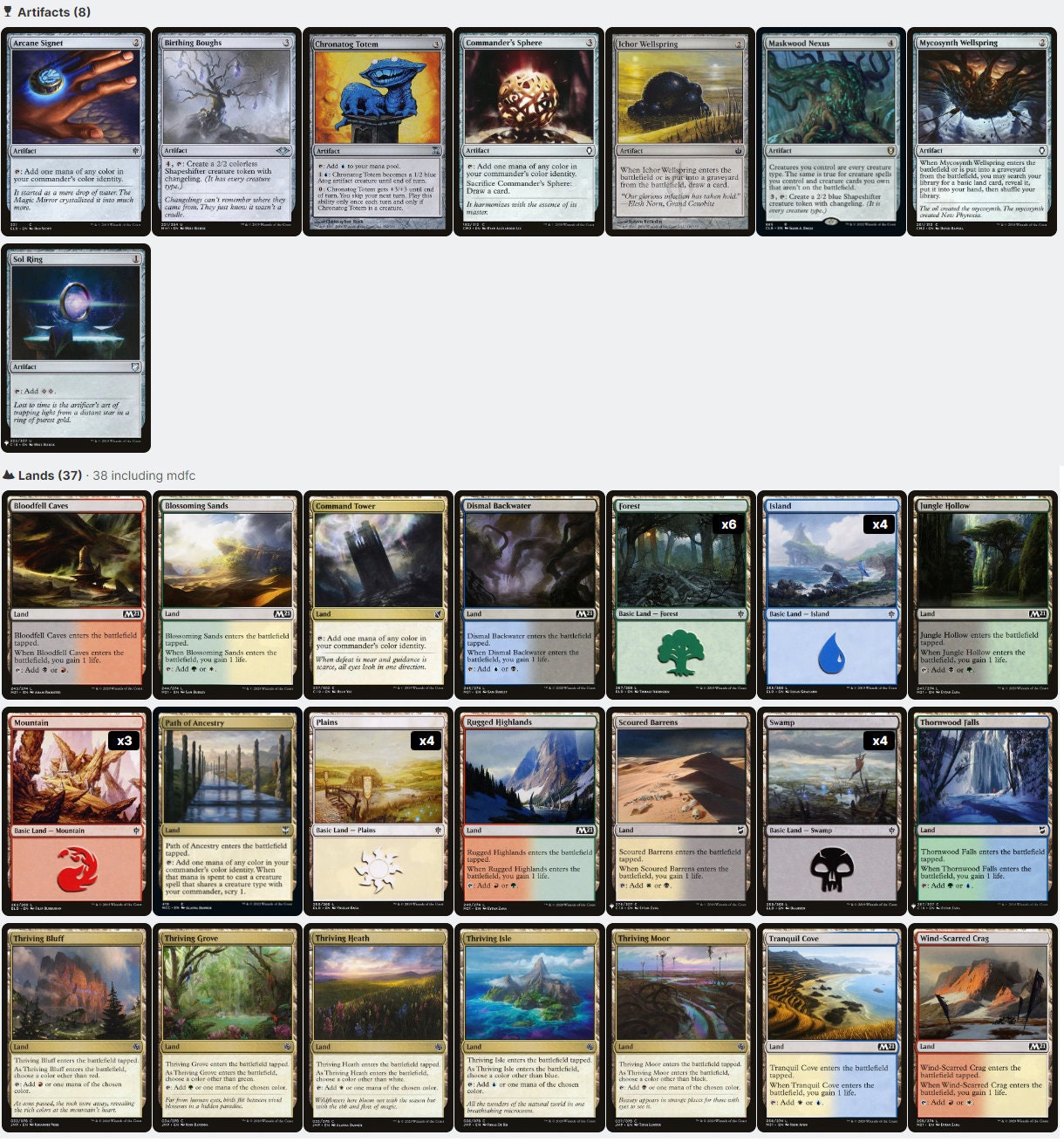 Atogatog Atog Changeling Tribal Sacrifice Magic MTG Commander - Etsy