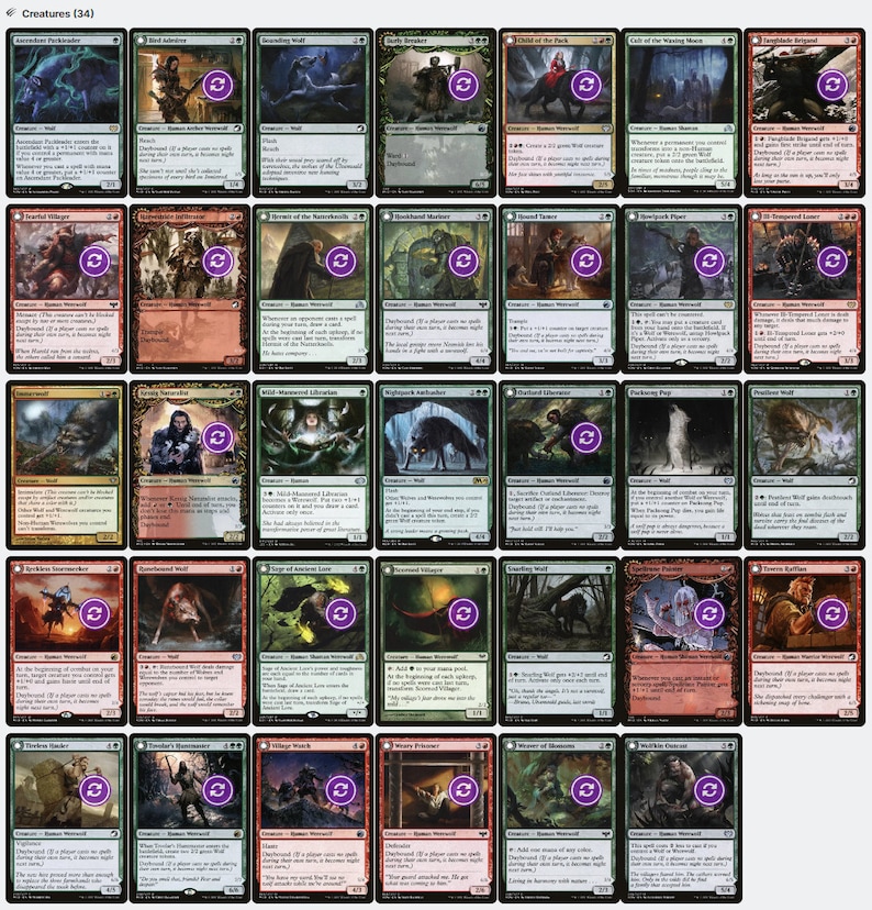 Tovolar, Dire Overlord Werewolves Werewolf Tribal Magic MTG Commander Deck - Etsy