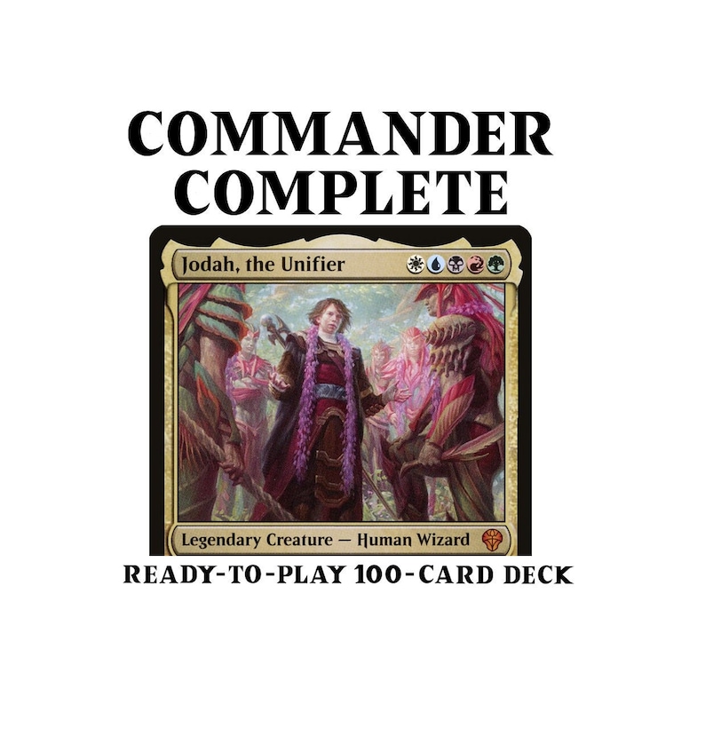 Jodah the Unifier Legendary Creatures MTG Commander Deck - Etsy