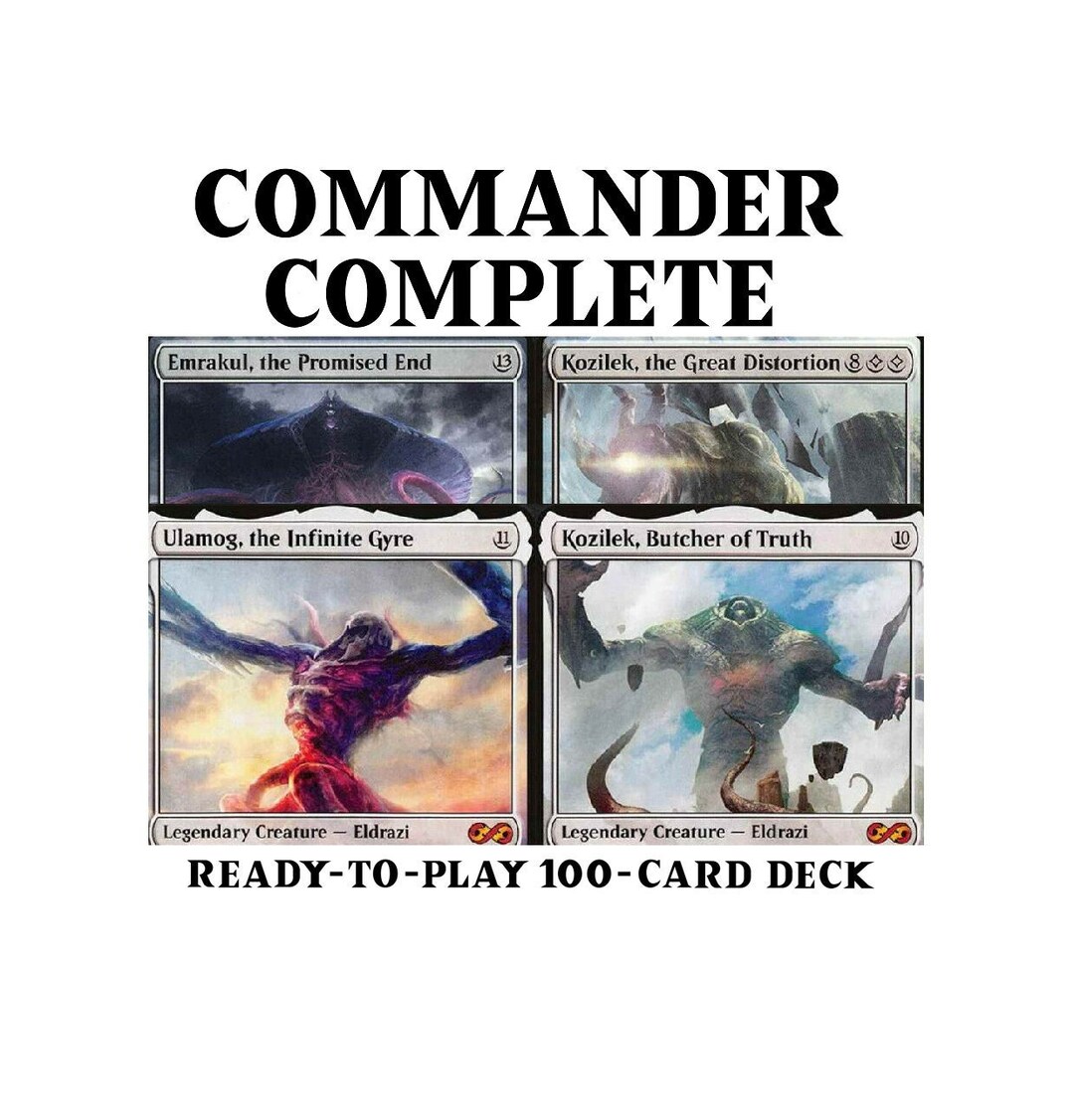 Ultimate Eldrazi Colorless Tribal Four Legendary Commanders Included ...