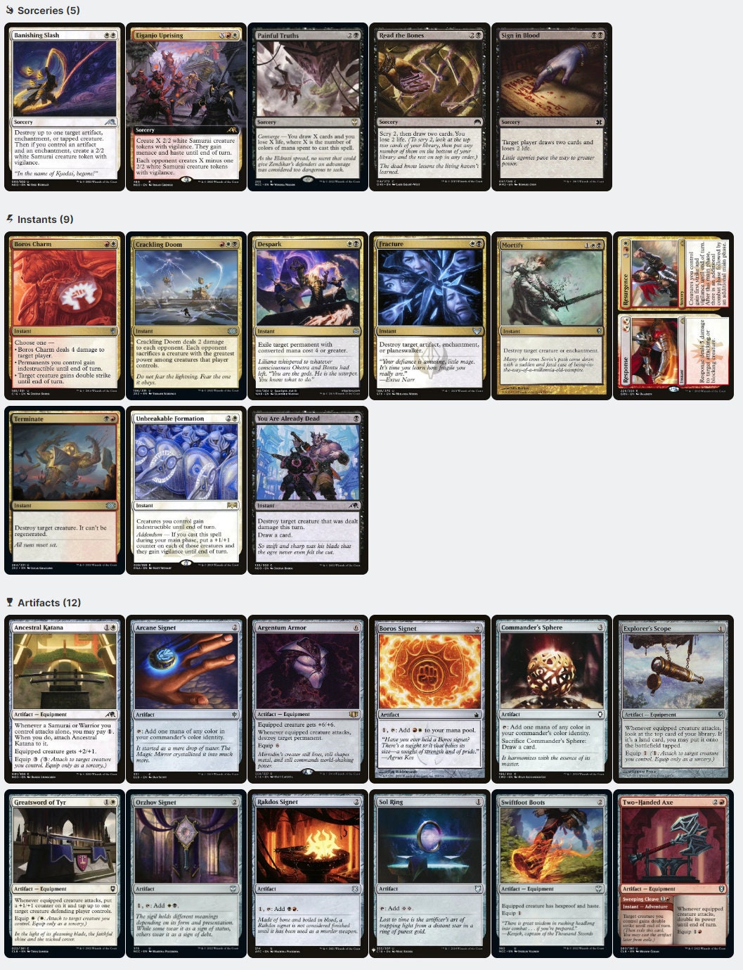 Isshin Two Heavens as One Samurai Tribal MTG Commander Deck - Etsy