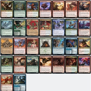 Miirym, Sentinel Wyrm Dragon Tribal Magic MTG Commander Deck - Etsy