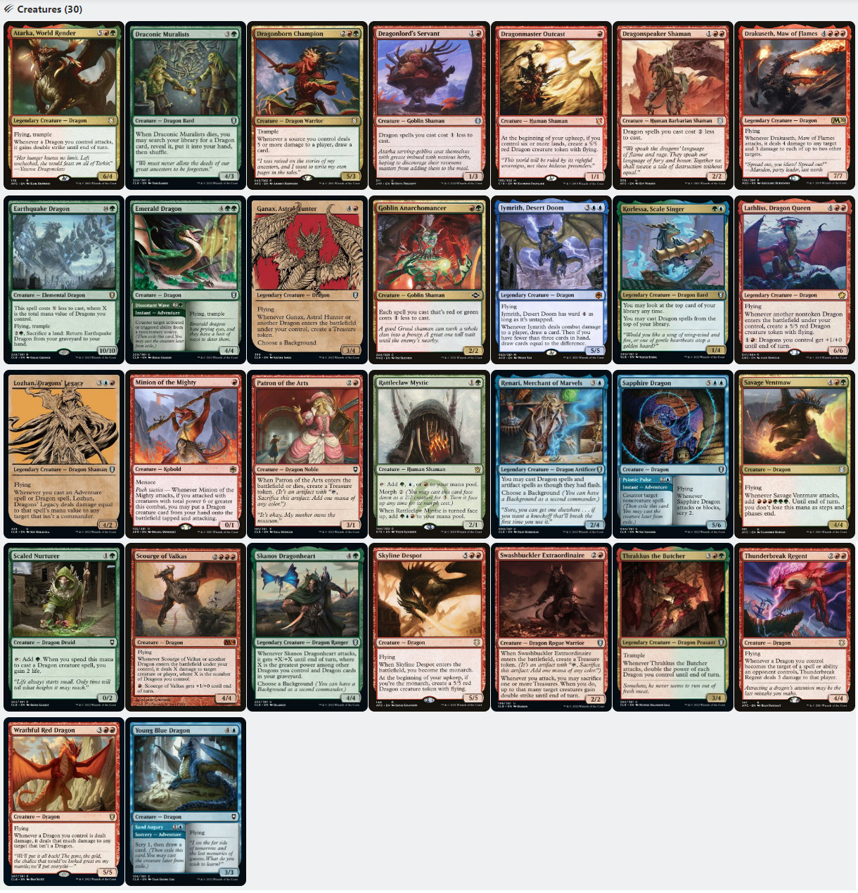 Miirym, Sentinel Wyrm Dragon Tribal Magic MTG Commander Deck - Etsy