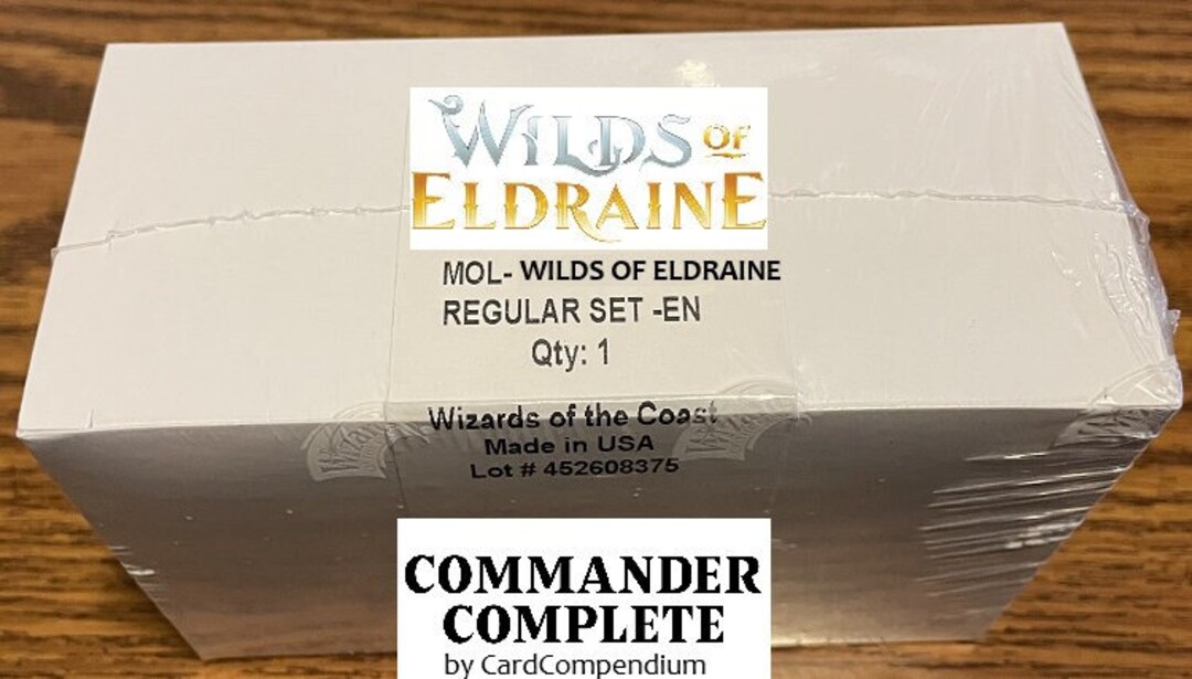 WILDS OF ELDRAINE Full Complete Set Sealed Magic: the Gathering Mtg Woe ...