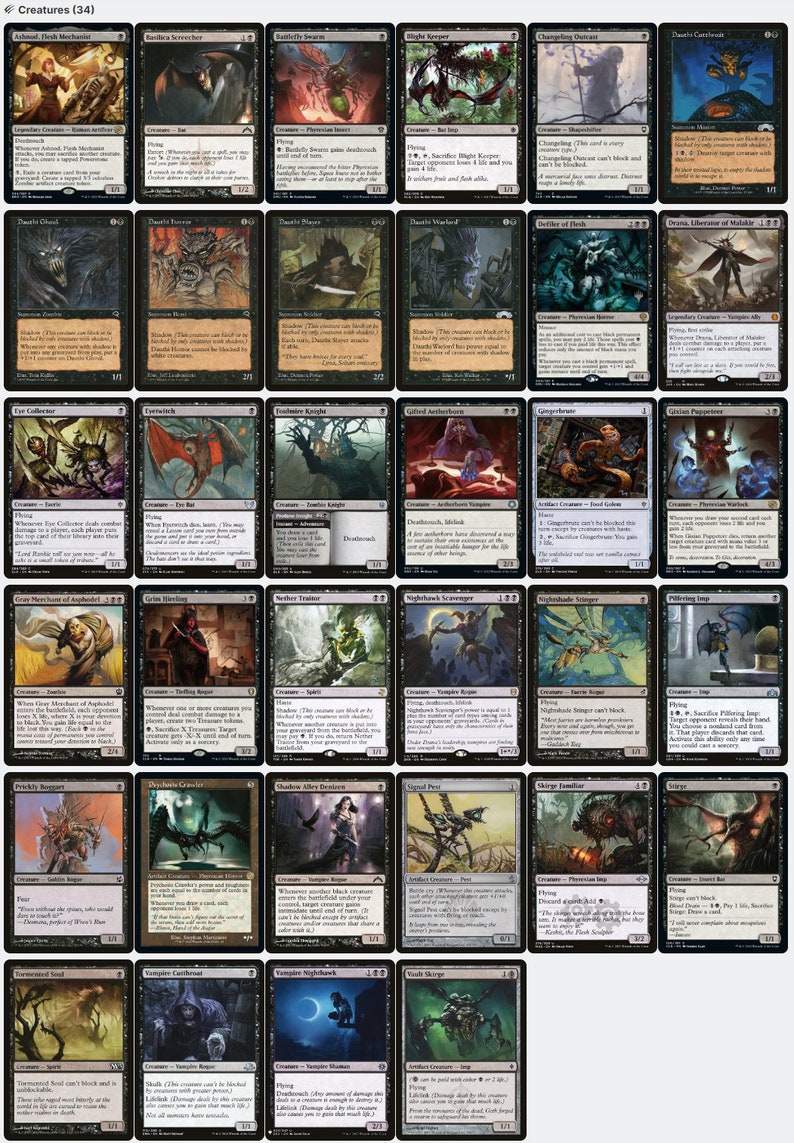 Gix, Yawgmoth Praetor Attacking + Theft Magic MTG Commander Deck - Etsy