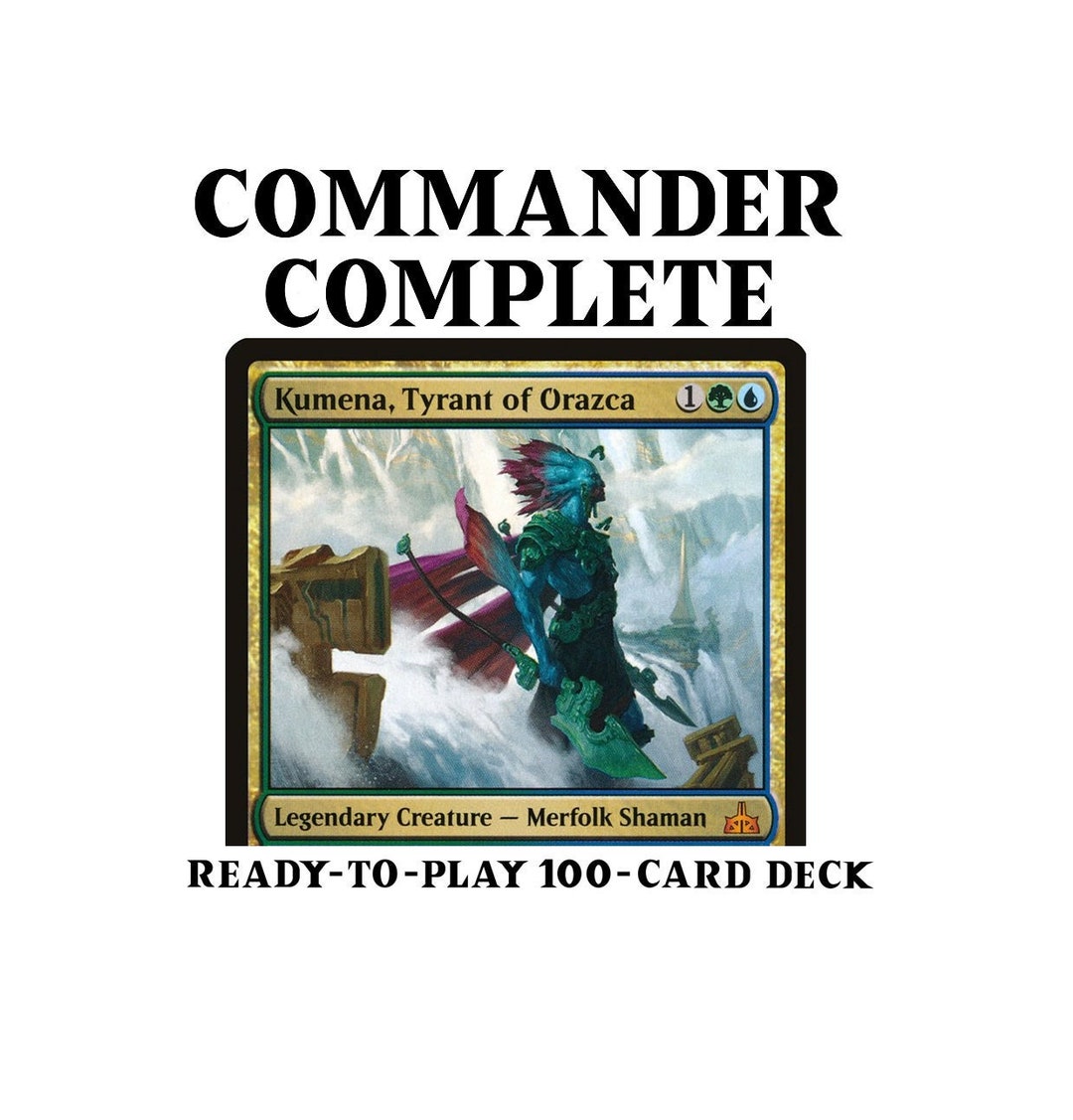 Kumena, Tyrant of Orazca MERFOLK TRIBAL Magic MTG Custom Commander Deck ...