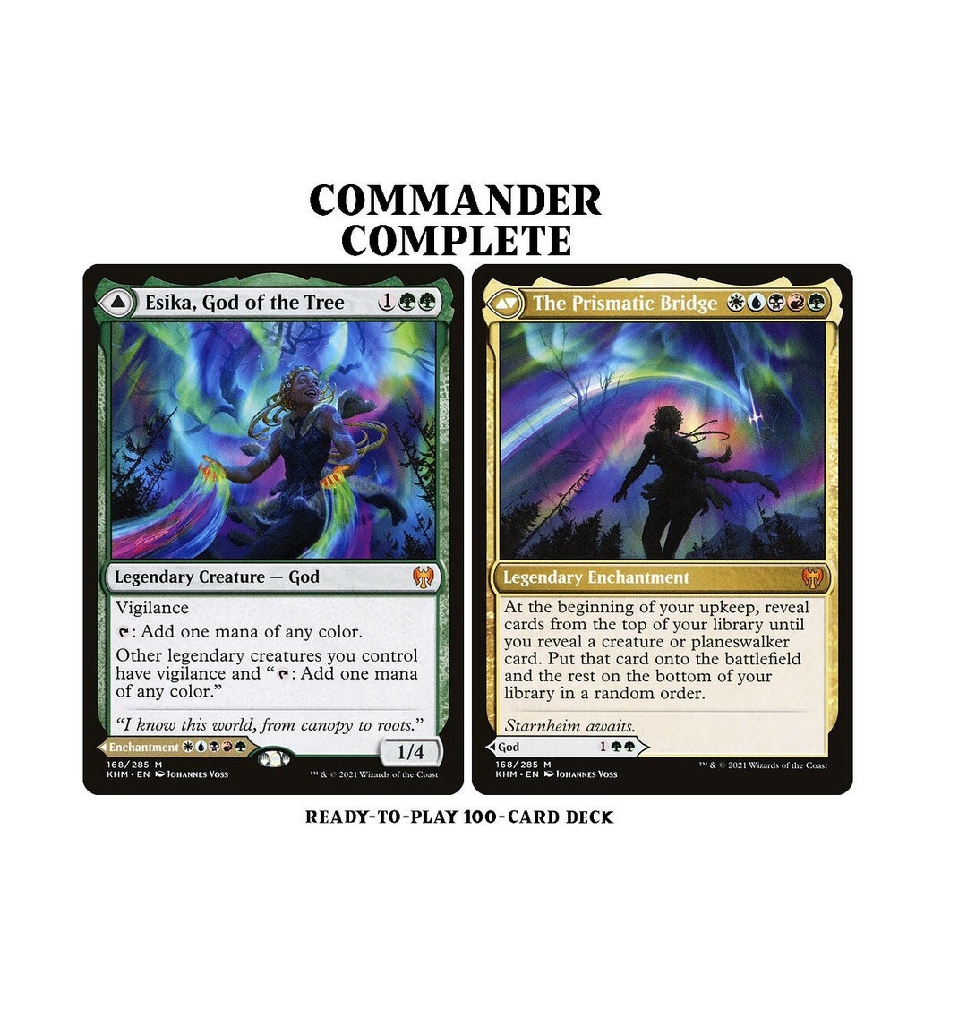 Esika, God of the Tree/the Prismatic Bridge 5C Magic MTG Custom ...
