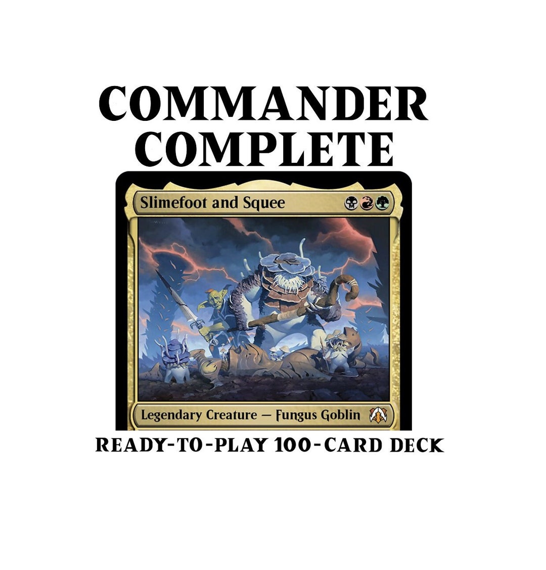 Slimefoot and Squee SAPROLING SACRIFICE Magic MTG Commander Deck - Etsy