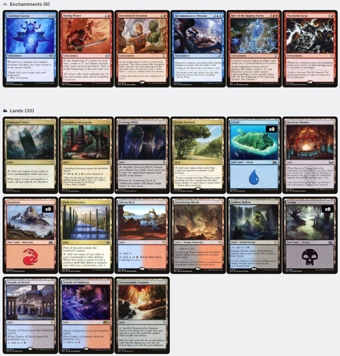 Goro-goro and Satoru NINJAS and HASTE Magic Mtg Commander Deck - Etsy