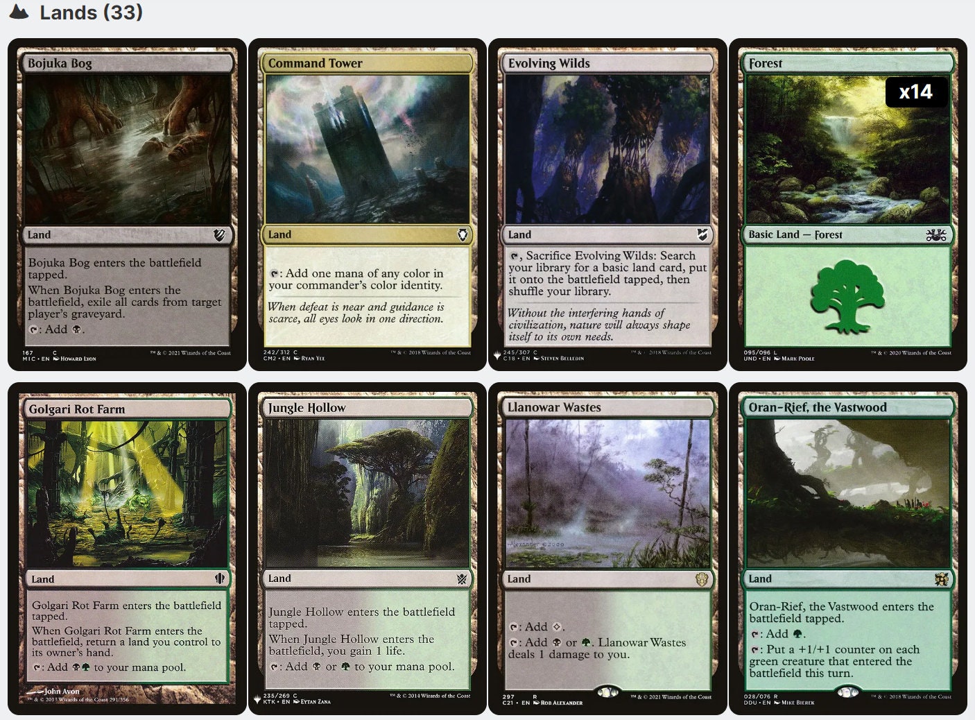 Ishkanah, Grafwidow ELITE Spider Tribal Tokens Delirium Magic MTG ...