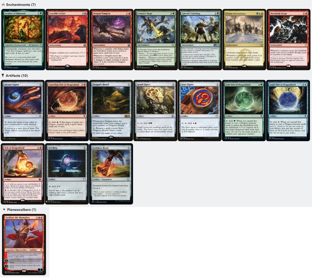 Miirym, Sentinel Wyrm Dragon Tribal Magic MTG Commander Deck - Etsy