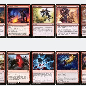 Magda, Brazen Outlaw DWARVES DRAGONS TREASURE Magic Mtg Custom ...
