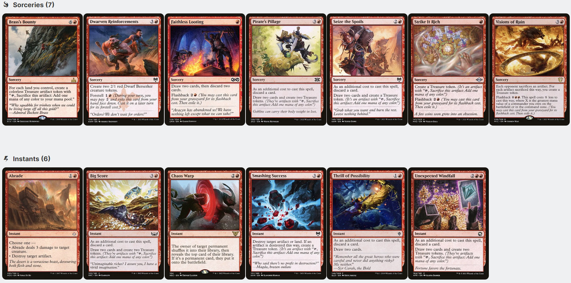 Magda, Brazen Outlaw DWARVES DRAGONS TREASURE Magic Mtg Custom ...