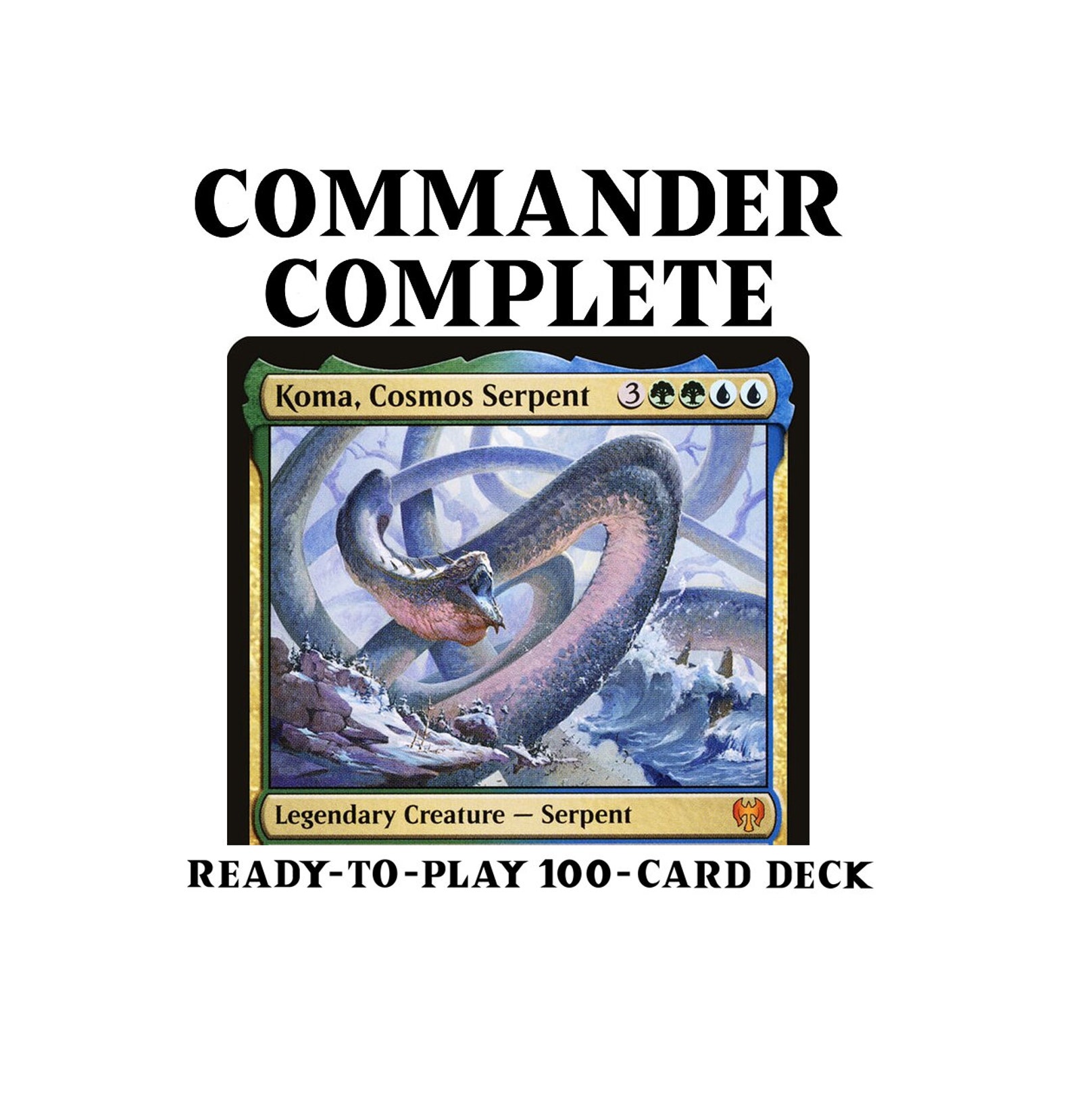 Koma, Cosmos Serpent Ramp and Giant Creatures Magic MTG Custom ...