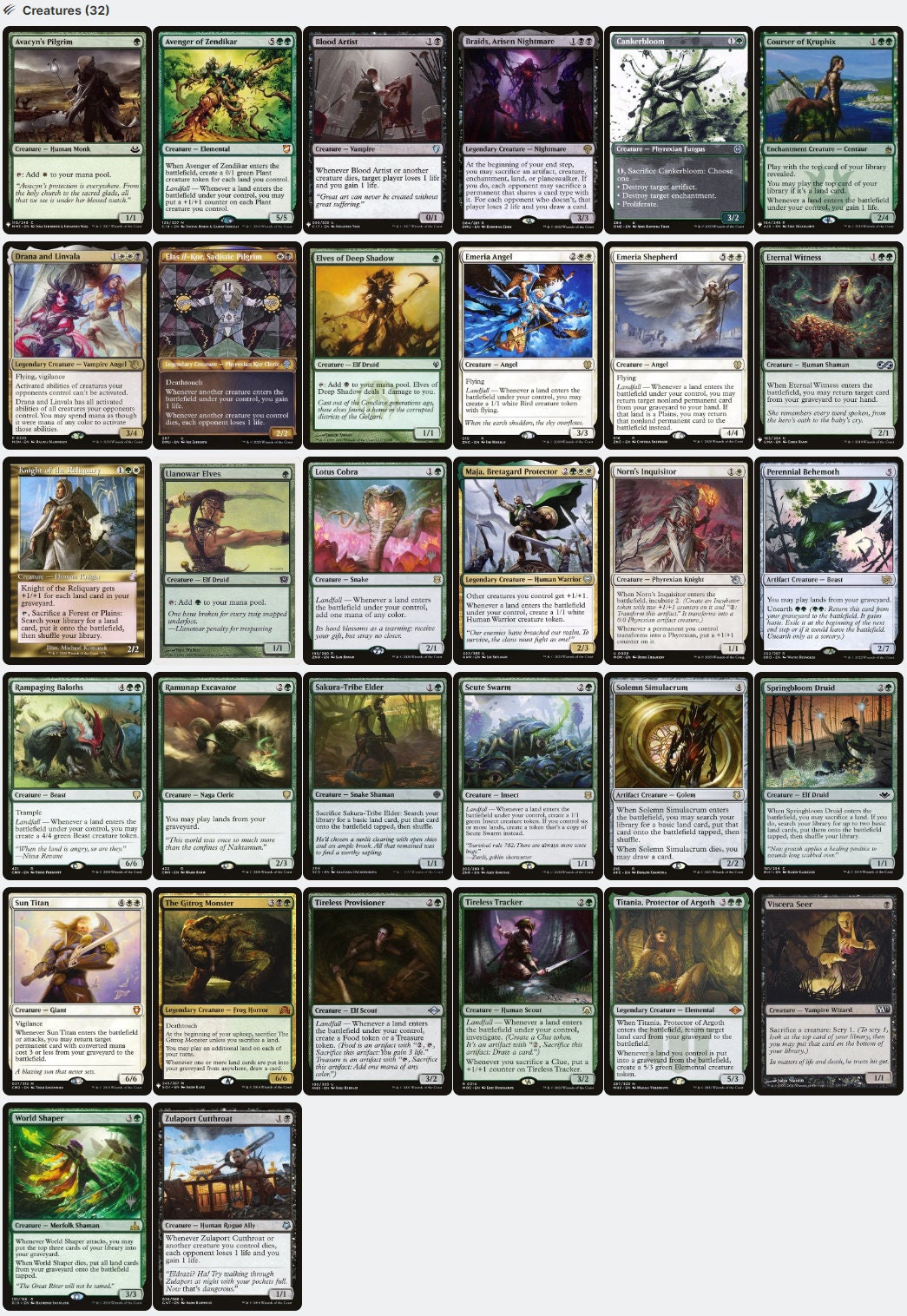 Thalia and the Gitrog Monster LANDFALL SACRIFICE Magic MTG Commander ...