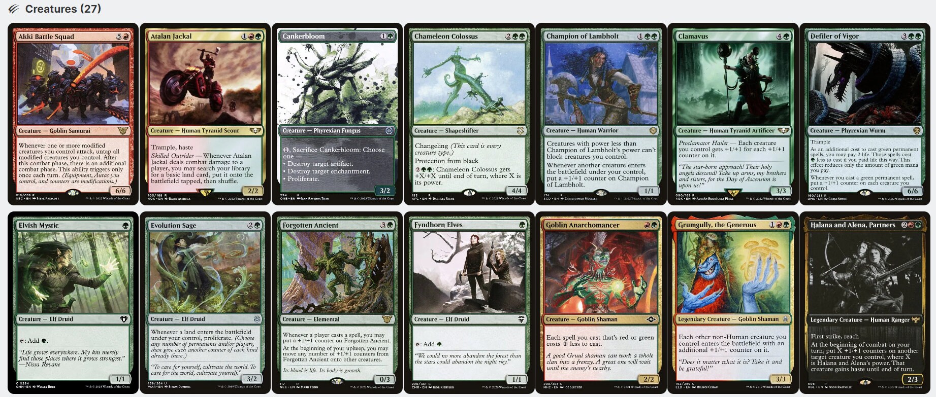 Minsc & Boo, Timeless Heroes +1/+1 Counters Magic MTG Custom Commander ...
