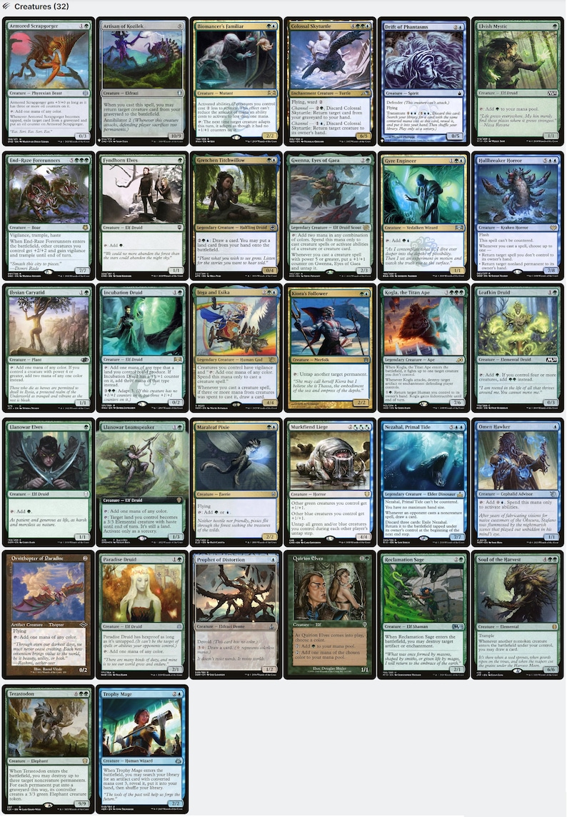 Kinnan, Bonder Prodigy MANA ROCKS Magic Mtg Custom Commander Deck - Etsy