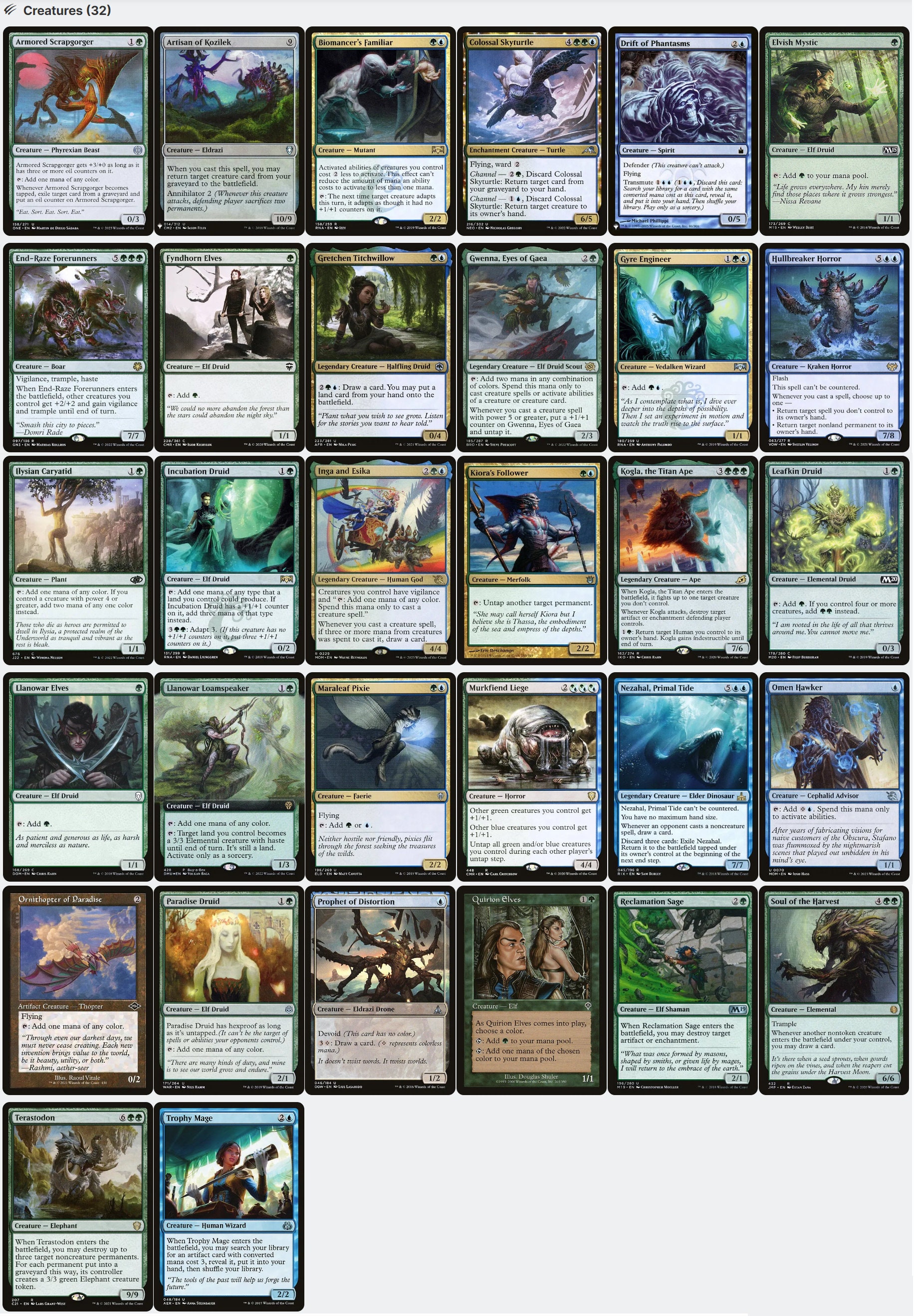 Kinnan, Bonder Prodigy MANA ROCKS Magic Mtg Custom Commander Deck - Etsy