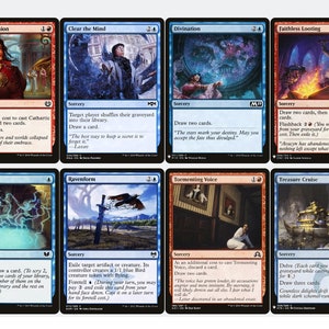 Niv-mizzet, Parun CARD DRAW Instant Sorcery Magic Mtg Custom Commander ...