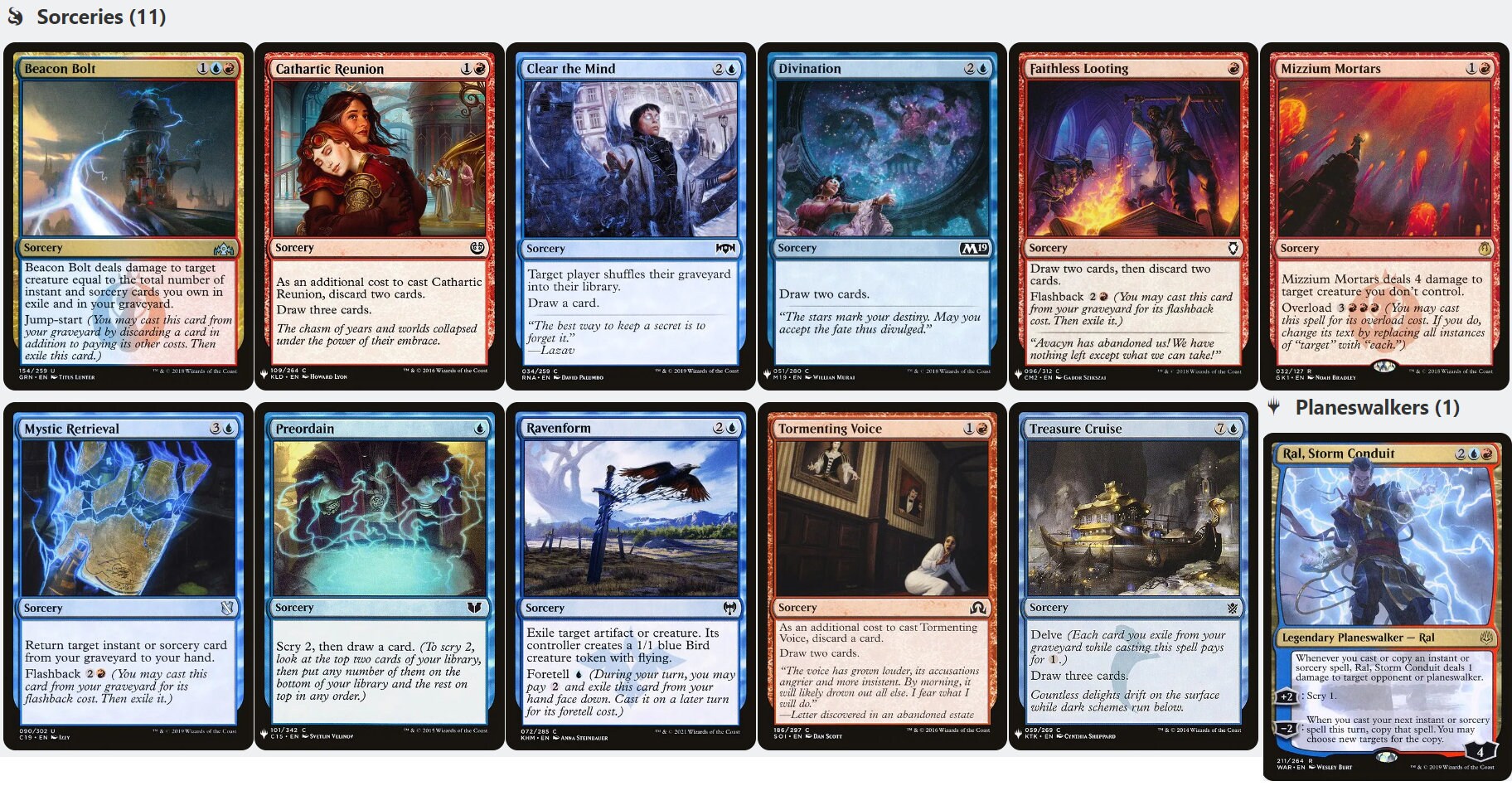 Niv-mizzet Parun CARD DRAW Instant Sorcery Magic Mtg Custom - Etsy