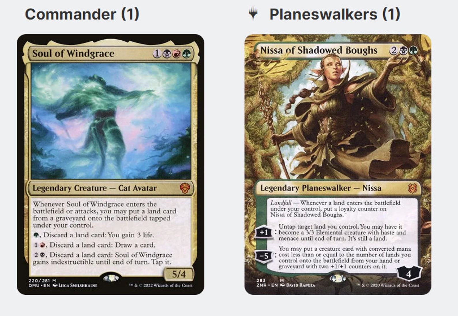 Soul of Windgrace : Landfall Lands Magic MTG Commander Deck - Etsy