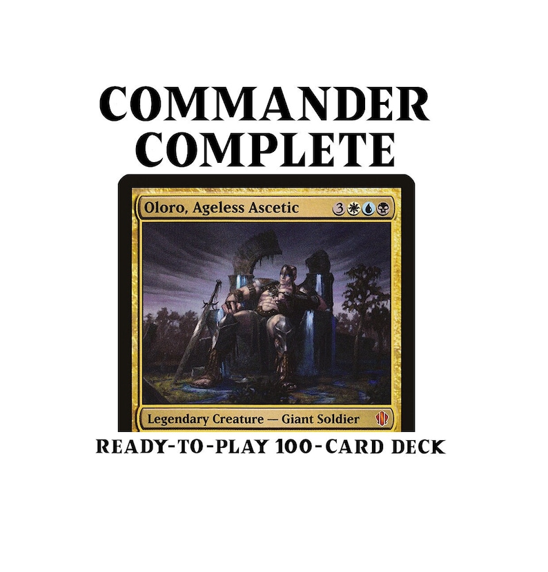 Oloro, Ageles Ascetic LIFEGAIN CARD DRAW Magic Mtg Custom Commander ...