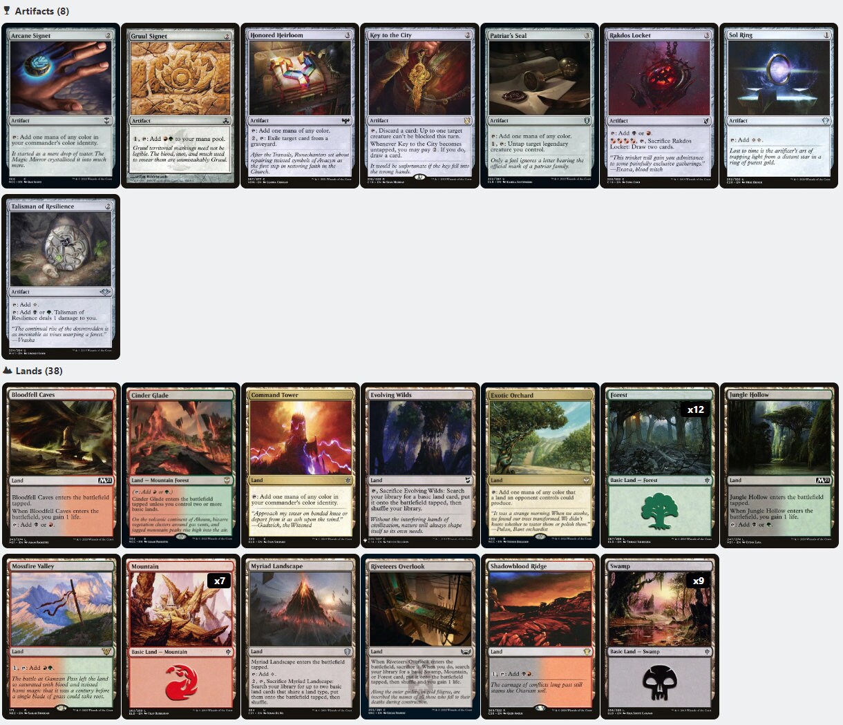 The Beamtown Bullies Reanimation Goaded Gift Magic MTG Commander Deck ...