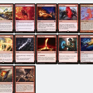 Urabrask / the Great Work RED SPELLS BURN Magic Mtg Custom Commander ...