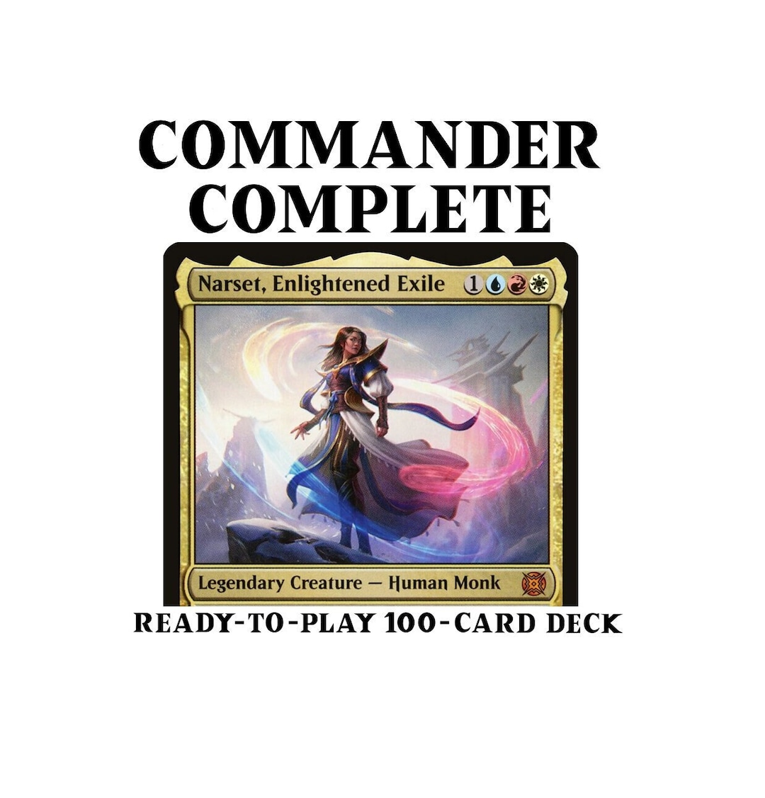 Narset, Enlightened Exile PROWESS Spells Magic MTG Commander Deck - Etsy