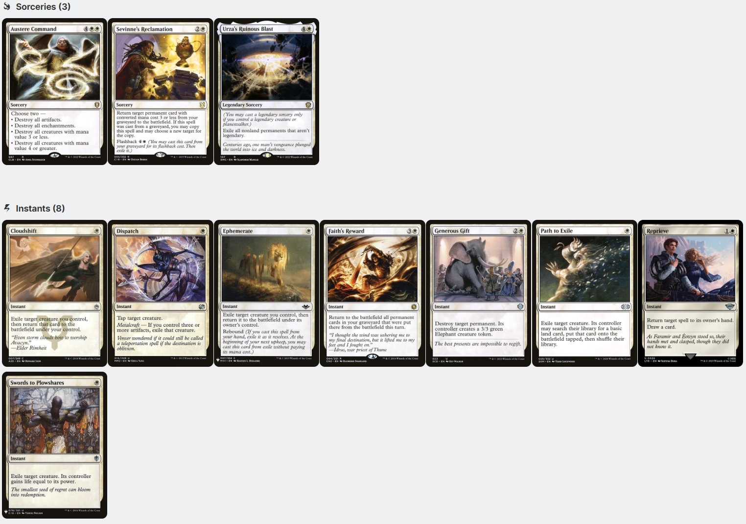 Gandalf the White Lotr DOUBLE TRIGGERS Magic MTG Custom Commander Deck ...