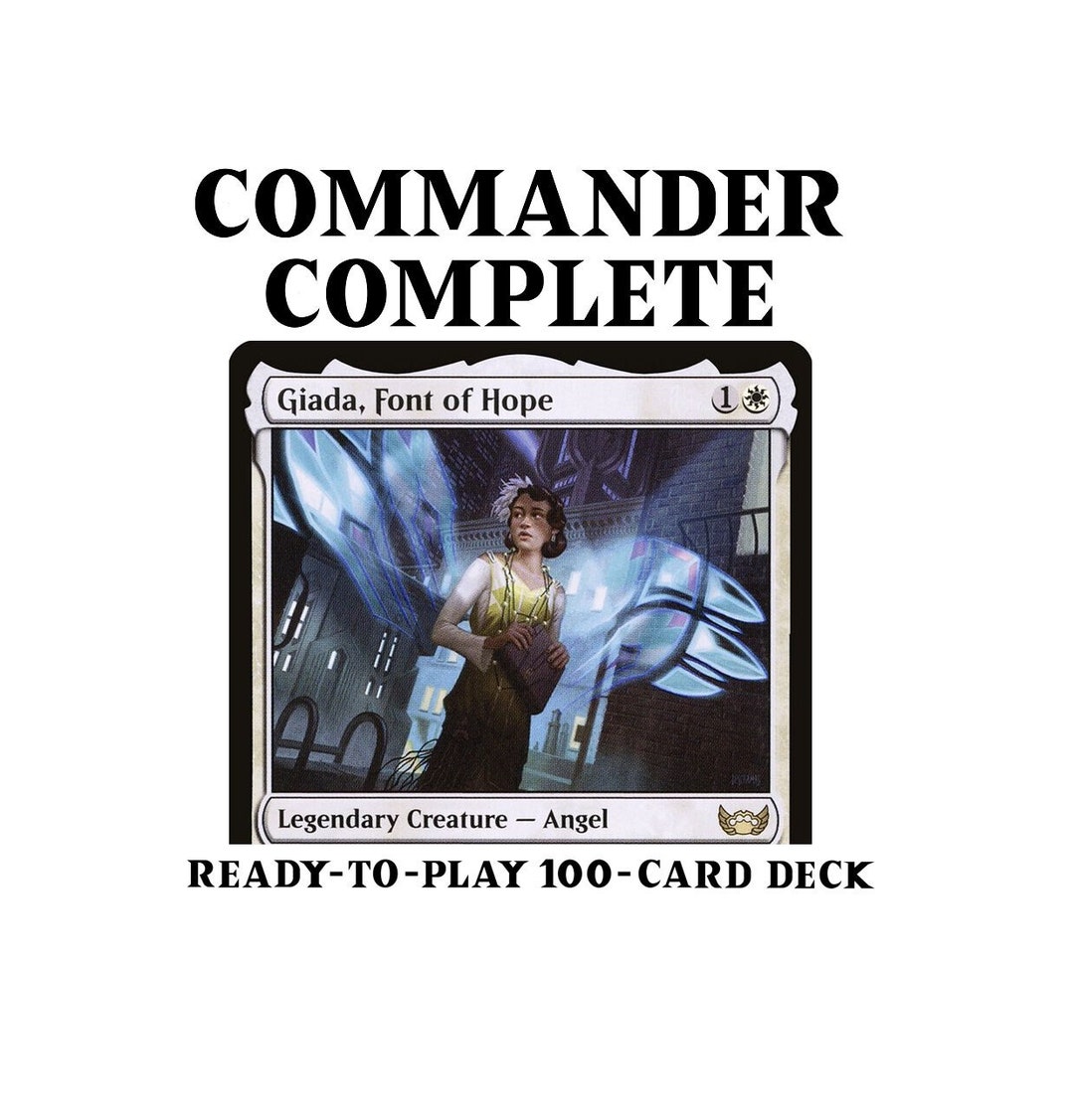 Giada, Font of Hope Angel Tribal Magic MTG Commander Deck - Etsy