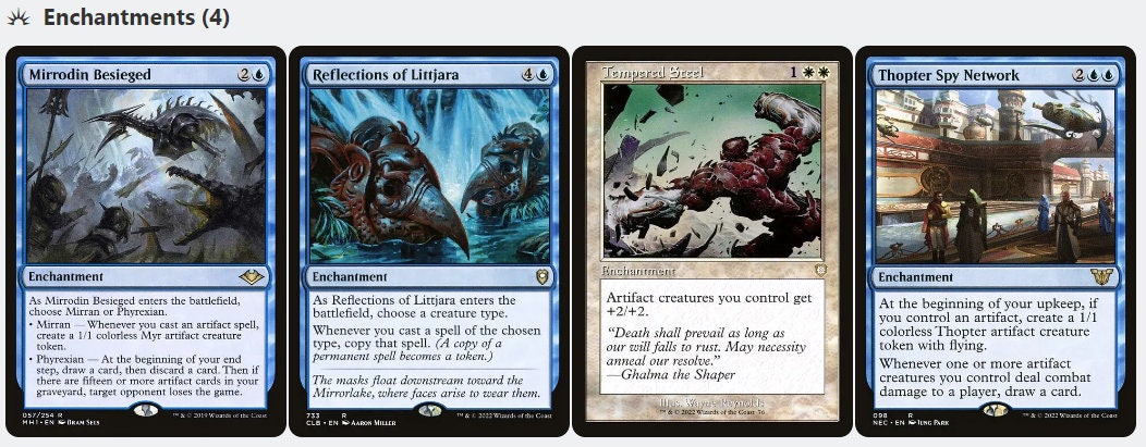 Urtet Remnant of Memnarch MYR Tribal Five-color Magic Mtg - Etsy