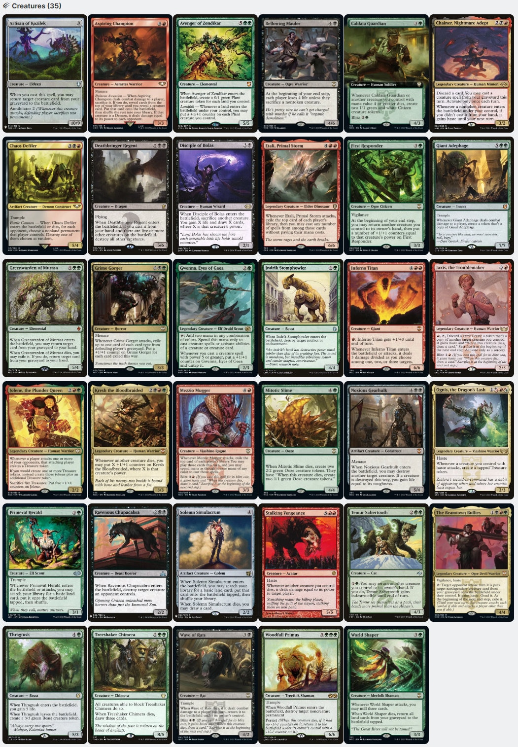 Henzie toolbox Torre Blitz Haste Magic MTG Commander Deck - Etsy