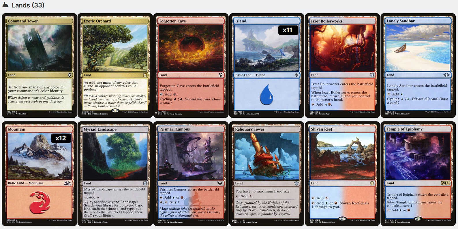 Veyran, Voice of Duality MAGECRAFT SPELLS Izzet Magic Mtg Custom ...